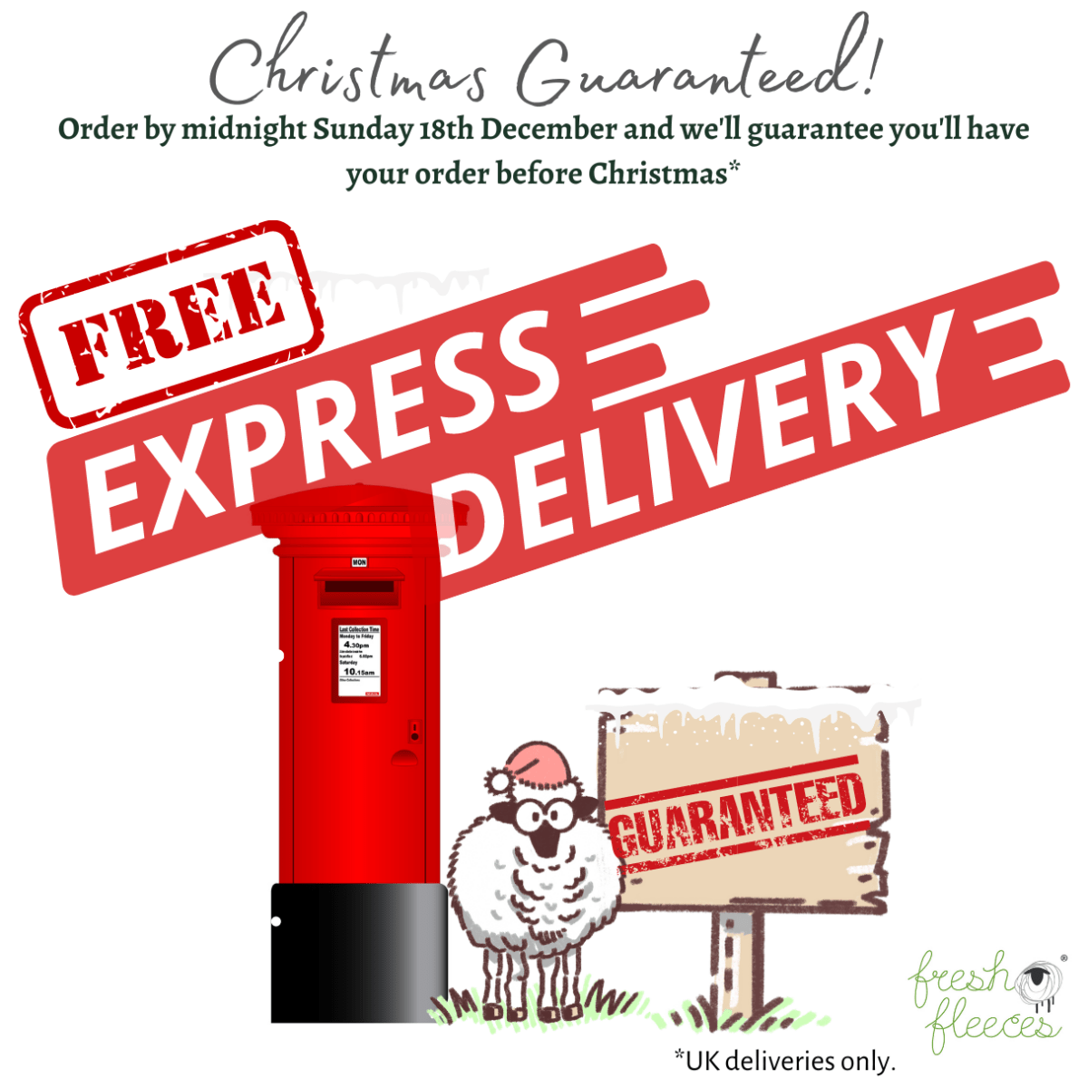 Free Express Delivery – FreshFleeces