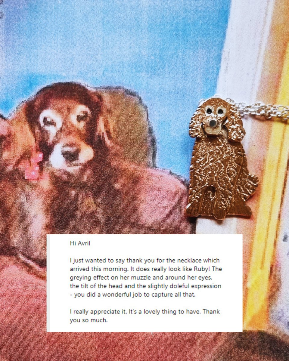 Meet the Beautiful Ruby: Custom Dog Necklace – FreshFleeces