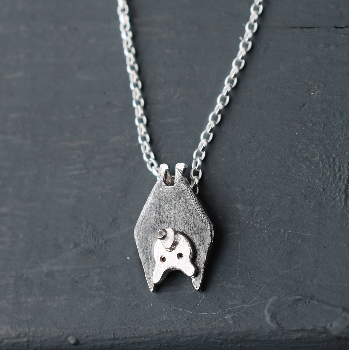 Silver Bat Necklace - Quality Bat Gift for Woman – FreshFleeces