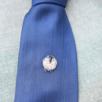 Silver sheep tie pin: Quality sheep gift for men – FreshFleeces